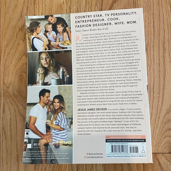 Other | Jessie James Decker Just Jessie Book | Poshmark